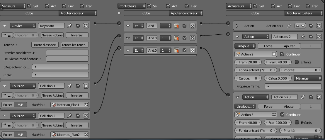 [Blender Game Engine]capteur collision par Kamikash - page 1 - OpenClassrooms